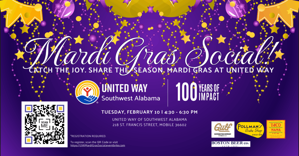 Raise a Glass and Catch the Joy: Mardi Gras Social – United Way of ...